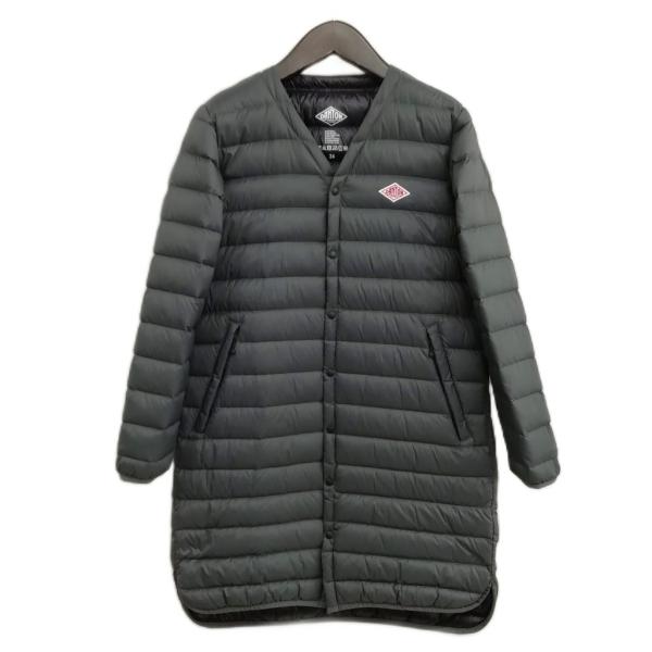 ダントン DANTON JD-8935 V Neck Inner Down Long Jacket インナー ロング ダウン ジャケット 34 チャコール レディース【ブランド】ダントン DANTON【表記サイズ】34【実寸サイズ】肩幅：3...