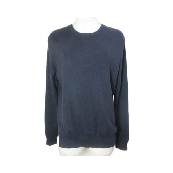 セオリーリュクス NEIL FREEMONT ニット バックカシュクール 長袖 プルオーバー クルーネック 38 M相当 紺 ネイビー /X レディース【ブランド】セオリーリュクス theory luxe【表記サイズ】38(M相当)【実寸サ...