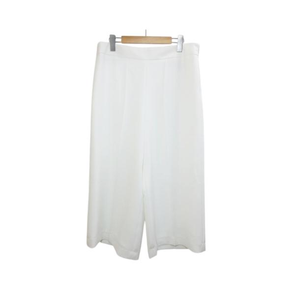 ラピーヌ ゲストジョコンダ GUEST JOCONDE ワイドパンツ 大きいサイズ 44 3L相当 白 ホワイト /X レディース【表記サイズ】44(3L相当)【実寸サイズ】ウエスト：84cm　もも幅：32cm　裾幅：31.5cm　股上：3...