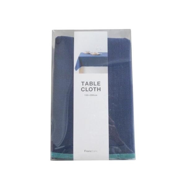 フランフラン Francfranc 美品 テーブルクロス プラゴ 約130×200cm 4〜6人掛け ネイビー グリーン /X その他【表記サイズ】テーブルクロスサイズ：約130×200cmテーブルサイズ目安：4〜6人掛け【実寸サイズ】-　...