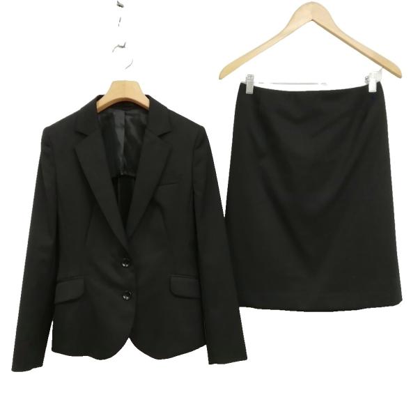 レミュー LES MUES Femme Premium Wash フォーマル スカート スーツ セットアップ 5 SS / 7 S ブラック レディース【表記サイズ】ジャケット/5 SSスカート/7 S【実寸サイズ】ジャケット 肩幅：36c...