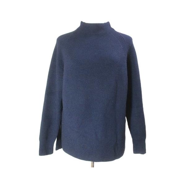 セオリーリュクス 22AW DENEB BRIT ニット セーター プルオーバー ボトルネック 長袖 ウール 厚手 38 M相当 紺 ネイビー 2401705 /X【ブランド】セオリーリュクス theory luxe【表記サイズ】38(M相...