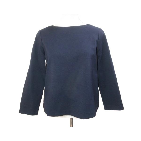セオリーリュクス theory luxe ジャージーブラウス FACILE JERSEY YETTA プルオーバー 9分袖 38 M相当 紺 ネイビー /X レディース【ブランド】セオリーリュクス theory luxe【表記サイズ】38(...