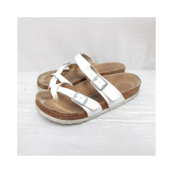 ビルケンシュトック BIRKENSTOCK Mayari マヤリ レザー サンダル ベルト 35 22.5cm 白 ホワイト 靴 シューズ レディース【ブランド】ビルケンシュトック BIRKENSTOCK【表記サイズ】22.5【実寸サイズ】...