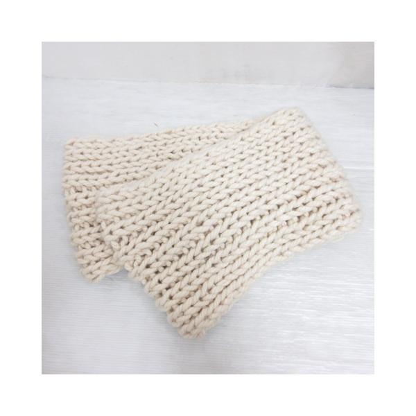 ゴア goa ニット スヌード マフラー F アイボリー レディース【ブランド】ゴア goa【表記サイズ】F【実寸サイズ】　　【素材】アクリル100％【色】アイボリー　※色に関しては、この商品の出品者の主観で判断しておりますのでカタログや正...