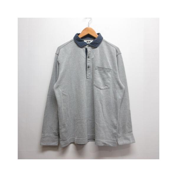 ジョセフアブード JOSEPH ABBOUD 長袖 ポロシャツ カットソー 2L グレー メンズ【ブランド】ジョセフアブード JOSEPH ABBOUD【表記サイズ】2L【実寸サイズ】肩幅：44cm　身幅：56cm　着丈：67cm　袖丈：5...