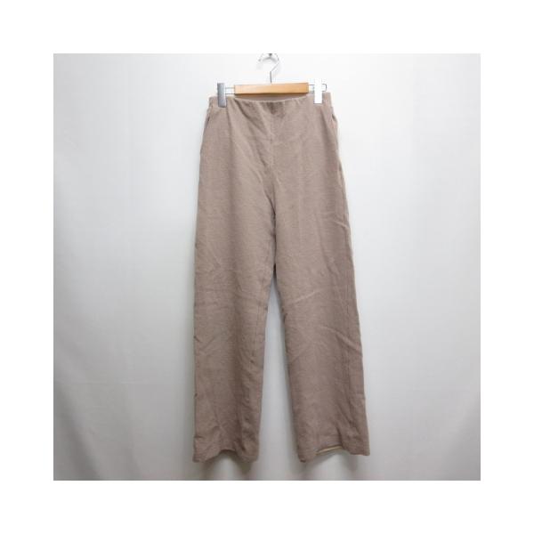 ベッド&amp;ブレックファスト BED&amp;BREAKFAST イージー ウール パンツ USUAL ピンクベージュ ウエストゴム 裏地付き 日本製 レディース【ブランド】ベッド&amp;ブレックファスト BED&amp;BREAKF...