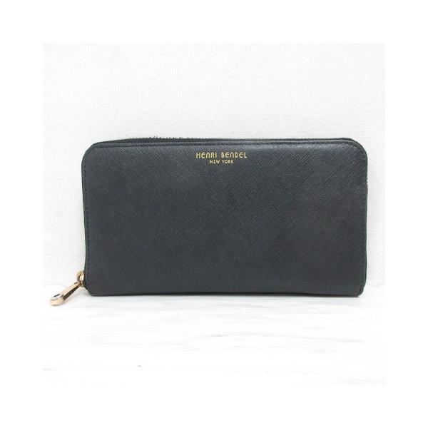 ヘンリーベンデル HENRI BENDEL 長財布 ロング ウォレット ラウンドファスナー 黒 ブラック 保存袋付き 【ブランド】ヘンリーベンデル HENRI BENDEL【実寸サイズ】ヨコ：20cm　タテ：11cm　マチ：3cm　　【色】...