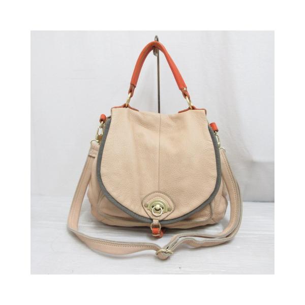 レイビームス Ray Beams Beaure ヴュレ 2WAYショルダー ハンド バッグ レザー ベージュ フラップ 裏地付き レディース【ブランド】レイビームス Ray Beams【実寸サイズ】ヨコ：37cm　タテ：25cm　マチ：14...