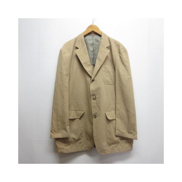 エレメントオブシンプルライフ element of SIMPLE LIFE 美品 コットン リネン テーラード ジャケット 50 ベージュ 背抜き メンズ【表記サイズ】50【実寸サイズ】肩幅：46cm　身幅：53cm　着丈：78cm　袖丈：...
