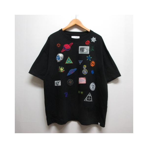 ファセッタズム FACETASM PATCH BIG TEE 半袖 ビッグ Tシャツ 刺繍 ワッペン 1 黒 ブラック カットソー PIPPA-TEE-U07 日本製 メンズ【ブランド】ファセッタズム FACETASM【表記サイズ】1【実寸...