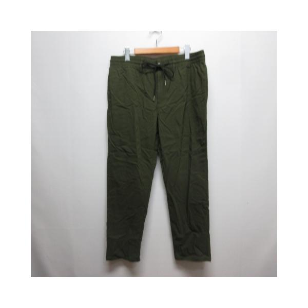 エドウィン EDWIN 美品 F.L.E ストレッチ トラウザー パンツ L オリーブ ES722 ウエストゴム ジッパーフライ メンズ【ブランド】エドウィン EDWIN【表記サイズ】L【実寸サイズ】ウエスト：82-92cm　もも幅：28c...