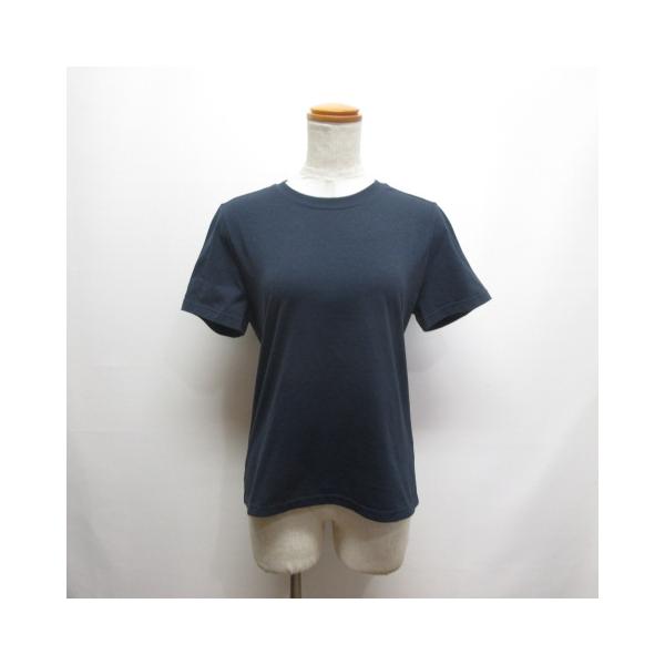 アンダール andar 美品 スタンダードフィット 半袖 Tシャツ S ネイビー スポーツ トレーニング ヨガ ピラティス レディース【表記サイズ】S【実寸サイズ】肩幅：35.5cm　身幅：46cm　着丈：56.5-59.5cm　袖丈：18...