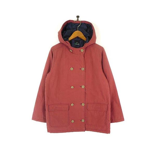 エンスウィート レナウン ensuite コート ジャケット ナイロン 中綿 ダブル フード 長袖 150 テラコッタ キッズ【ブランド】エンスウィート レナウン ensuite【表記サイズ】150【実寸サイズ】肩幅：39cm　身幅：50c...
