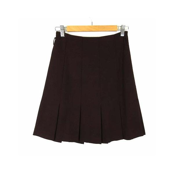 トッドオールドハム TODD OLDHAM TIMES SEVEN スカート プリーツ ひざ丈 ストレッチ XL 4 茶 ブラウン レディース【ブランド】トッドオールドハム TODD OLDHAM【表記サイズ】4※XLサイズ相当(実寸サイズ...