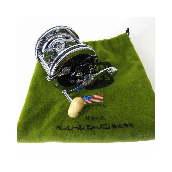 未使用品 ペン PENN セネター Senator 2/0 リール ベイトリール USA製 レア 希少 美品 フィッシング 海釣り 石鯛 チヌ トローリング【表記サイズ】2/0【実寸サイズ】リール部分幅 6.8cm、ハンドル部分込み幅12....