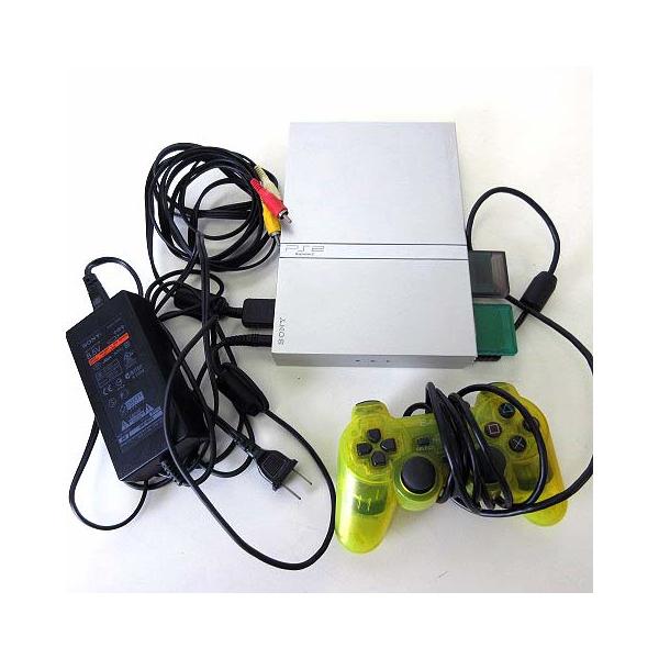 ソニー SONY プレステ2 PS2 プレイステーション2 本体 ゲーム機 ジャンク CEPH-77000 コントローラー付き AVケーブル付 レア 希少【実寸サイズ】本体 約23×15cm　【色】シルバー色【仕様】型番  CEPH-770...