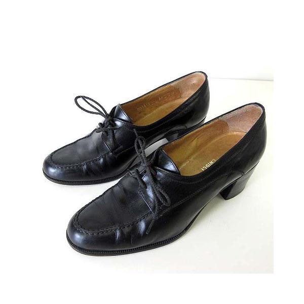 タニノクリスチー TANINO CRISCI イタリア製 パンプス レースアップパンプス 本革 レザー 36 B 黒 ブラック 23.0cm くつ 靴 シューズ【ブランド】タニノクリスチー TANINO CRISCI【表記サイズ】36 B ...