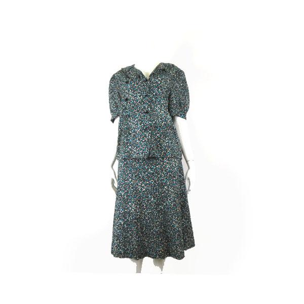 レリアン Leilian セットアップ ブラウス スカート 総柄 半袖 5分袖 ブラウス ミモレ丈 スカート 3L 15 マルチカラー 大きいサイズ【ブランド】レリアン Leilian【表記サイズ】15+※3Lサイズ相当(実寸サイズのご確認...