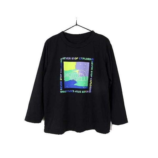 ザノースフェイス THE NORTH FACE Tシャツ ロンT ゲットモテッド グラフィックティー Getmoted Graphic Tee 長袖 120 黒 キッズ【ブランド】ザノースフェイス THE NORTH FACE【表記サイズ】...