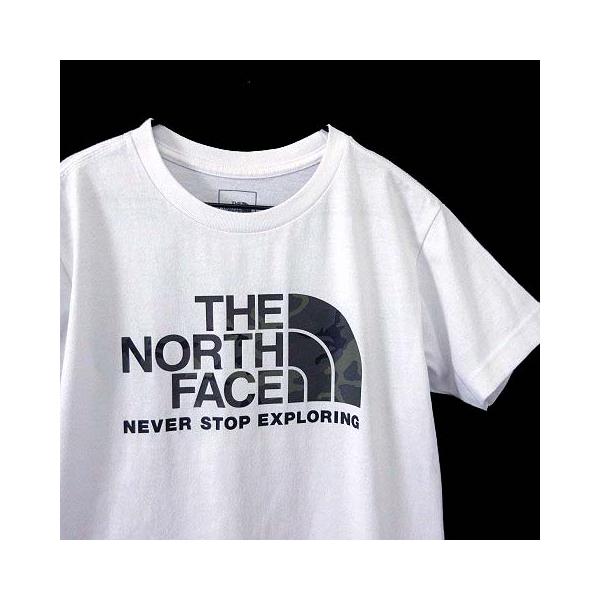 ザノースフェイス Tシャツ S/S Camo Logo Tee ショートスリーブ カモロゴティー NTJ32359 半袖 130 白 ホワイト正規品 美品 キッズ【ブランド】ザノースフェイス THE NORTH FACE【表記サイズ】130...
