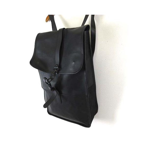 レインズ RAINS バックパック Backpack Mini リュック 防水 黒 ブラック かばん 鞄 カバン ユニセックス メンズ レディース【実寸サイズ】持ち手の長さ：-cm　ヨコ：44cm　タテ：31cm　マチ：12cm　ショルダー...