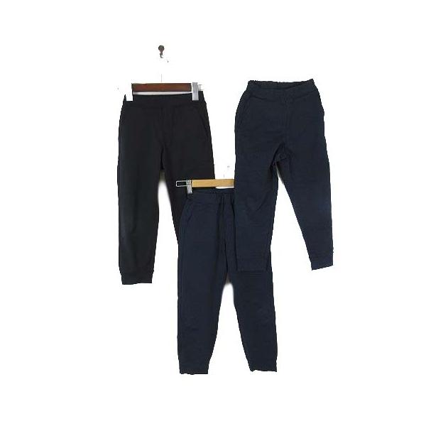 ユニクロ UNIQLO ウルトラストレッチ アクティブジョガーパンツ エアリズム 3枚 セット 120cm 6-7歳 黒 ブラック 紺 ネイビー キッズ【ブランド】ユニクロ UNIQLO【表記サイズ】120 (6-7歳)【実寸サイズ】ウエス...