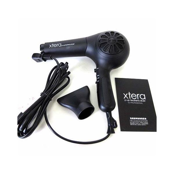 Xtera エクステラ P-UP テラヘルツドライヤー 黒 ブラック 美品 ヘアドライヤー ハンドドライヤー メンズ レディース【実寸サイズ】タテ27cm、ヨコ24cm　【色】黒 ブラック【状態】◆使用感のほとんど無い綺麗な商品になります。...