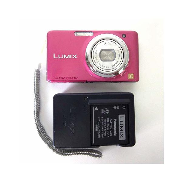 パナソニック ルミックス LUMIX DMC-FX77 デジカメ コンパクト デジタルカメラ ルージュピンク 充電器 セット 動作確認済 ジャンク【実寸サイズ】ヨコ9.6cm、タテ5cm、幅2.2cm　【色】ルージュピンク【状態】◆初期動作...