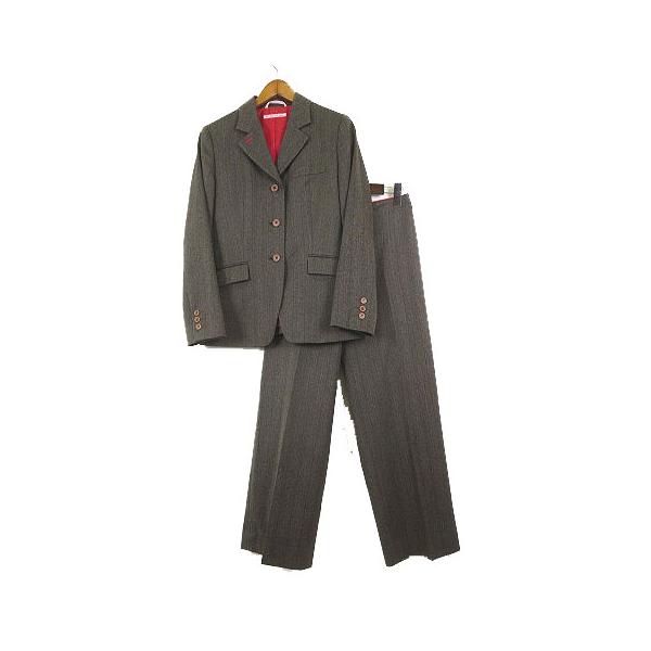 ポールスミスウィメン Paul Smith WOMEN セットアップ パンツスーツ ヘリンボーン ウール ワイドパンツ M 38 茶 ブラウン レディース【ブランド】ポールスミスウィメン Paul Smith WOMEN【表記サイズ】38　...