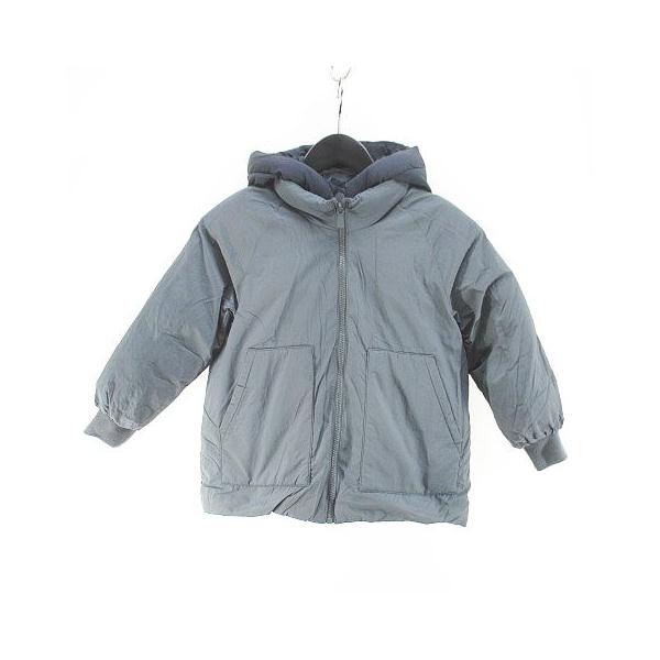 ザラ ZARA パデットジャケット 116 灰系 グレー ジップアップ 裏地 無地 キッズ【ブランド】ザラ ZARA【表記サイズ】116【実寸サイズ】身幅：45cm　着丈：53cm　ゆき丈：58cm　　【素材】表地　ナイロン 100％　裏地...