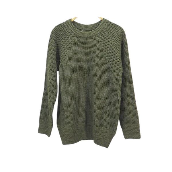 コムサコミューン COMME CA COMMUNE 長袖 ニット セーター M 緑系 グリーン ラウンドネック ワッフル編み 無地 シンプル メンズ【ブランド】コムサコミューン COMME CA COMMUNE【表記サイズ】M【実寸サイズ】...