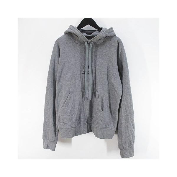 ニールバレット Neil Barrett ライトニングボルト スウェット パーカー S 灰系 グレー プリント リブ イタリア製 メンズ【ブランド】ニールバレット Neil Barrett【表記サイズ】S【実寸サイズ】身幅：57cm　着丈：...