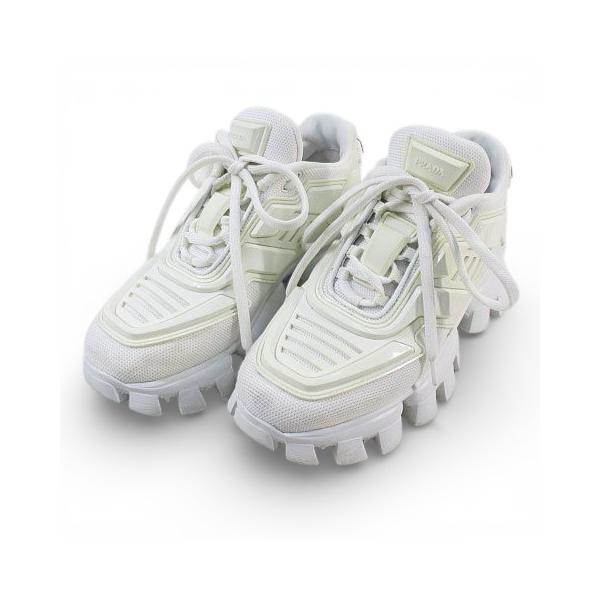 プラダ PRADA スニーカー 819 クラウドバスト サンダー ロゴ 36.5 ホワイト 白 3kr2-1E819l レディース【ブランド】プラダ PRADA【表記サイズ】36.5【実寸サイズ】最大幅：10.5cm　アウトソール：28cm...
