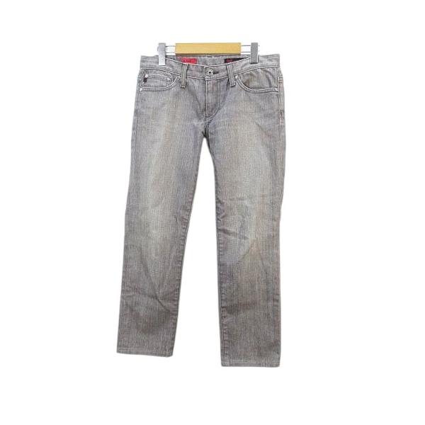 AG ADRIANO GOLDSCHMIED エージーアドリアーノゴールドシュミット ジーンズ デニムパンツ the Stilt ２７R  黒系ブラック アメリカ製 メンズ【表記サイズ】27R【実寸サイズ】ウエスト：74cm　もも幅：23c...