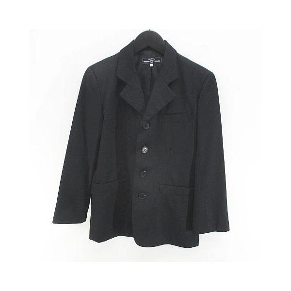 GRATIFYING フォーマル セットアップ テーラード ジャケット ロングパンツ ジップフライ 140 黒系 ブラック 裏地 キッズ【表記サイズ】140【実寸サイズ】ジャケット 肩幅：36cm　ジャケット 身幅：45cm　ジャケット 袖...