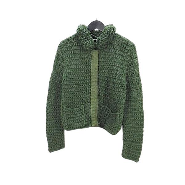 フィロソフィーディアルベルタフェレッティ PHILOSOPHY di ALBERTA FERRETTI 長袖 ニット ジャケット カーディガン 38 緑系 グリーンイタリア製 レディース【ブランド】フィロソフィーディアルベルタフェレッティ ...