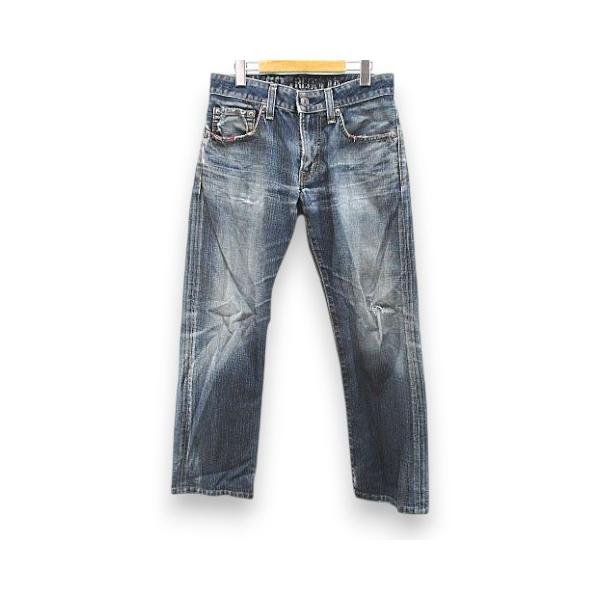 エドウィン EDWIN EG503 ブルートリップ エッジライン BLUETRIP EDGELINE デニムパンツ ジーンズ レギュラー ロング 29/32 インディゴ ジップフライ 加工 日本製【ブランド】エドウィン EDWIN【表記サイ...