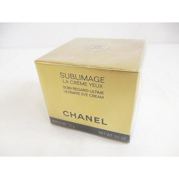 未使用品 シャネル CHANEL SUBLIMAGE LA CR?ME YEUX サブリマージュ ラ クレーム ユー 15g アイクリーム レディース【ブランド】シャネル CHANEL【実寸サイズ】15g　【色】（画像参照）【状態】未開封で...