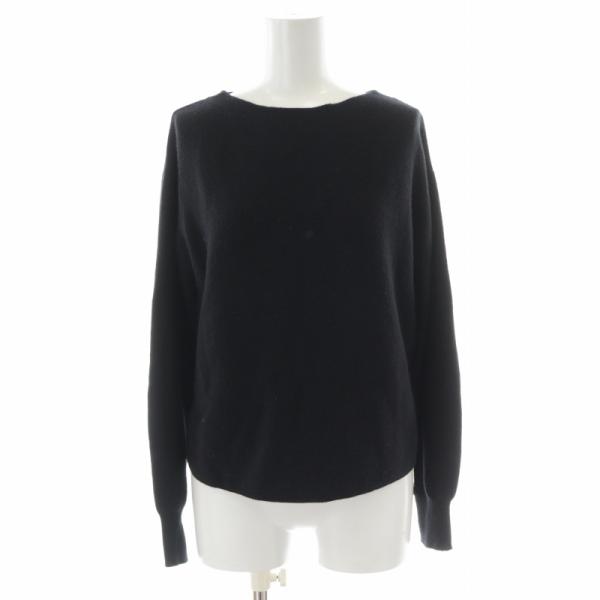 オペーク OPAQUE FOLCO ボートネックニット カットソー セーター ウール混 長袖 36 S 黒 ブラック 637-13021 /XK レディース【ブランド】オペーク OPAQUE【表記サイズ】36(サイズS相当)【実寸サイズ】肩...