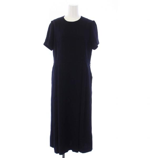 ビリティス ディ セッタン Bilitis dix-sept ans LITTLE BLACK DRESS ロングワンピース 半袖 クルーネック 38 M 紺 ネイビー /KH レディース【ブランド】ビリティス ディ セッタン Biliti...
