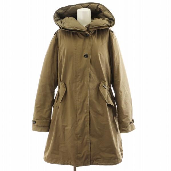 ウールリッチ WOOLRICH ダウンコート ロング丈 フード アウター S ベージュ /AN36 レディース【ブランド】ウールリッチ WOOLRICH【表記サイズ】S【実寸サイズ】肩幅：約42cm　身幅：約52cm　着丈：約95cm　袖丈...