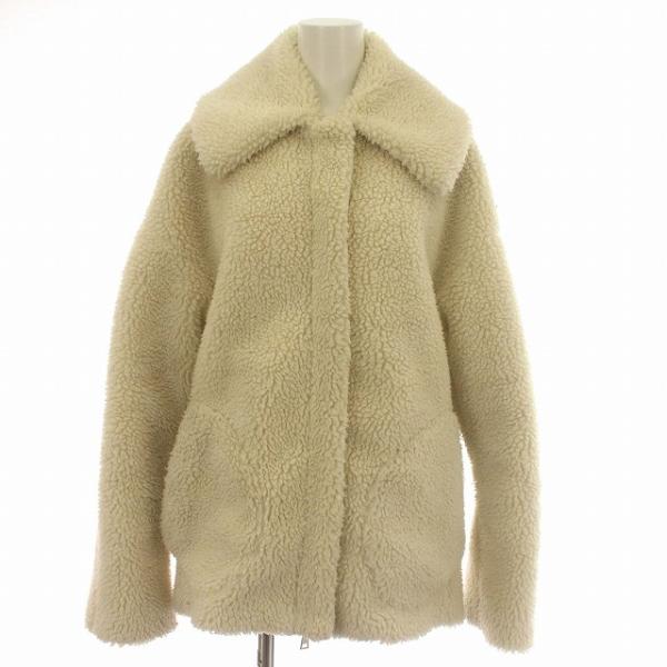 セオリー Theory ボアジャケット フリース ジャケット ブルゾン S アイボリー /☆G レディース【ブランド】セオリー Theory【表記サイズ】S【実寸サイズ】肩幅：55cm　身幅：50cm　袖丈：53cm　着丈：75cm　　【素...