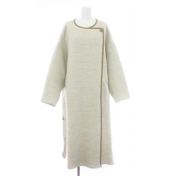 ISABEL MARANT ETOILE 21AW JOLNI コート ノーカラーコート ロング ウール 34 XS ライトグレー MA1000-21A008E【ブランド】イザベル マラン エトワール ISABEL MARANT ETOIL...