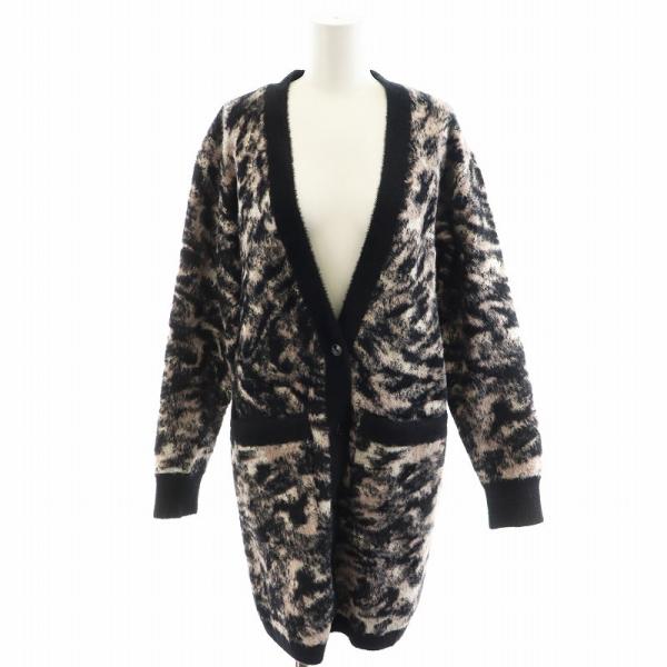 パトリツィアペペ PATRIZIA PEPE カーディガン ロング丈 0 S ピンク 黒 ブラック /AN25 レディース【ブランド】パトリツィアペペ PATRIZIA PEPE【表記サイズ】0(日本表記S相当)【実寸サイズ】身幅：約45c...