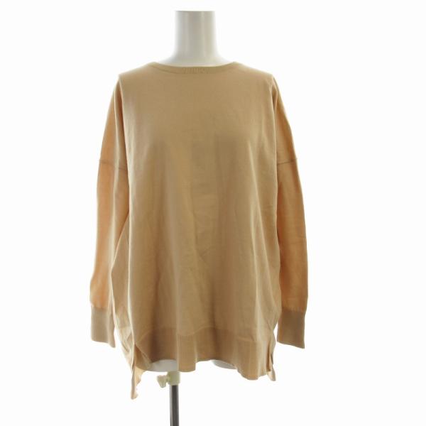 スマイルアンドビーハッピー Smile and be happy ニット セーター プルオーバー 長袖 ベージュ 21SBH-510 /RO レディース【表記サイズ】サイズ表記なし(実寸サイズをご参考ください。)【実寸サイズ】肩幅：約62c...