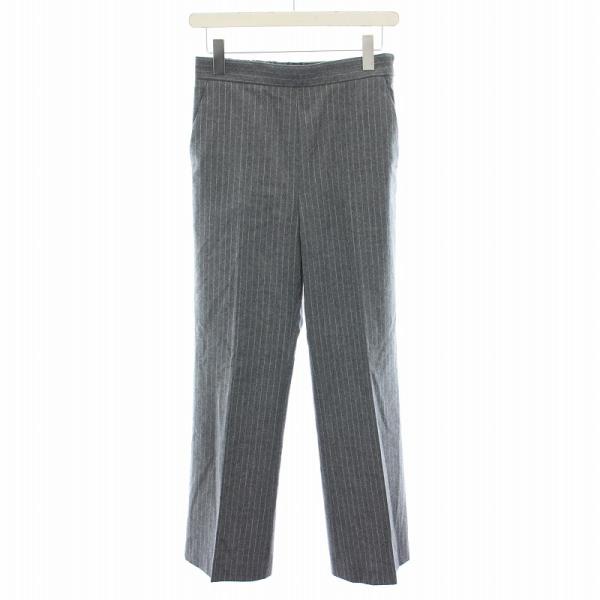 ミューズ ドゥーズィエム クラス 21AW フラン Flan フレアパンツ イージーパンツ ストライプ柄 36 グレー 21030500412030 /YT レディース【ブランド】ミューズ ドゥーズィエム クラス MUSE de Deuxi...