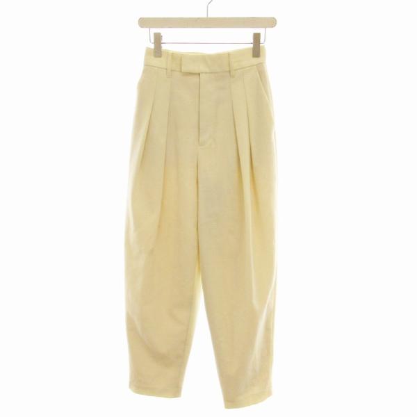 スタニングルアー STUNNING LURE テーパードパンツ センタープレス 0 アイボリー 110580112300 /EE レディース【ブランド】スタニングルアー STUNNING LURE【表記サイズ】0【実寸サイズ】ウエスト：約6...