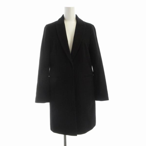 B&amp;Y ユナイテッドアローズ ビューティー&amp;ユース チェスターコート ミドル アウター S 黒 ブラック 1625-105-3182 /RO レディース【ブランド】B&amp;Y ユナイテッドアローズ BEAUTY&amp;...