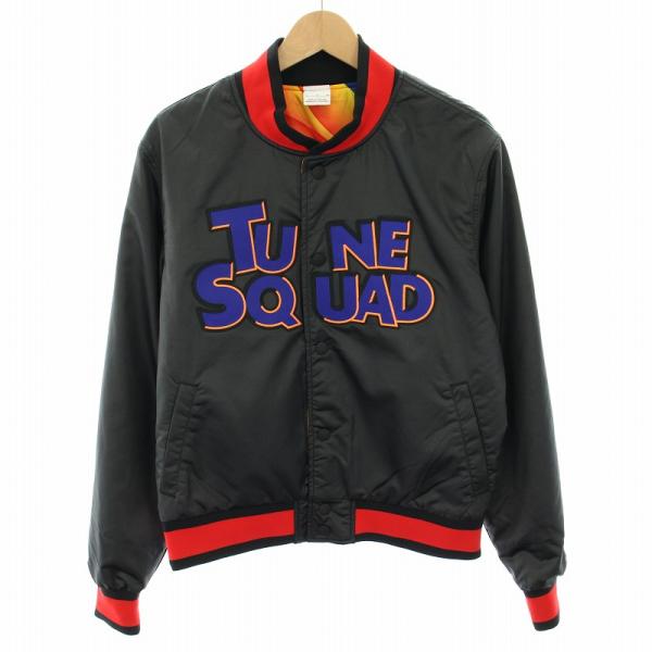 ナイキ NIKE チューンスクワッド TUNE SQUAD レブロンジェームスバーシティジャケット LJ VARSITY JACKET S 黒 DJ3892-010 メンズ【ブランド】ナイキ NIKE【表記サイズ】S【実寸サイズ】肩幅：約4...